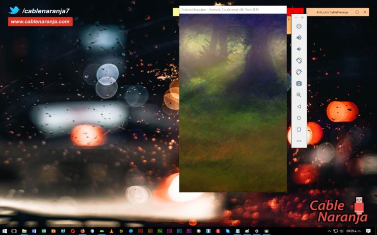 Background sobre canvas fullscreen en Android | Cable Naranja