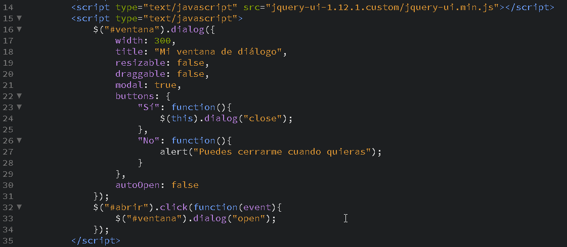 Como crear ventanas de diálogo con jQuery | Cable Naranja