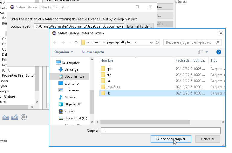 Como crear una aplicación OpenGL en Java con JOGL y Eclipse | Cable Naranja
