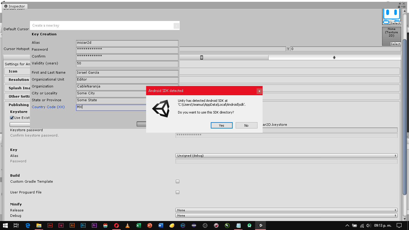 Como ajustar un proyecto de Unity para Android – Parte 2 | Cable Naranja