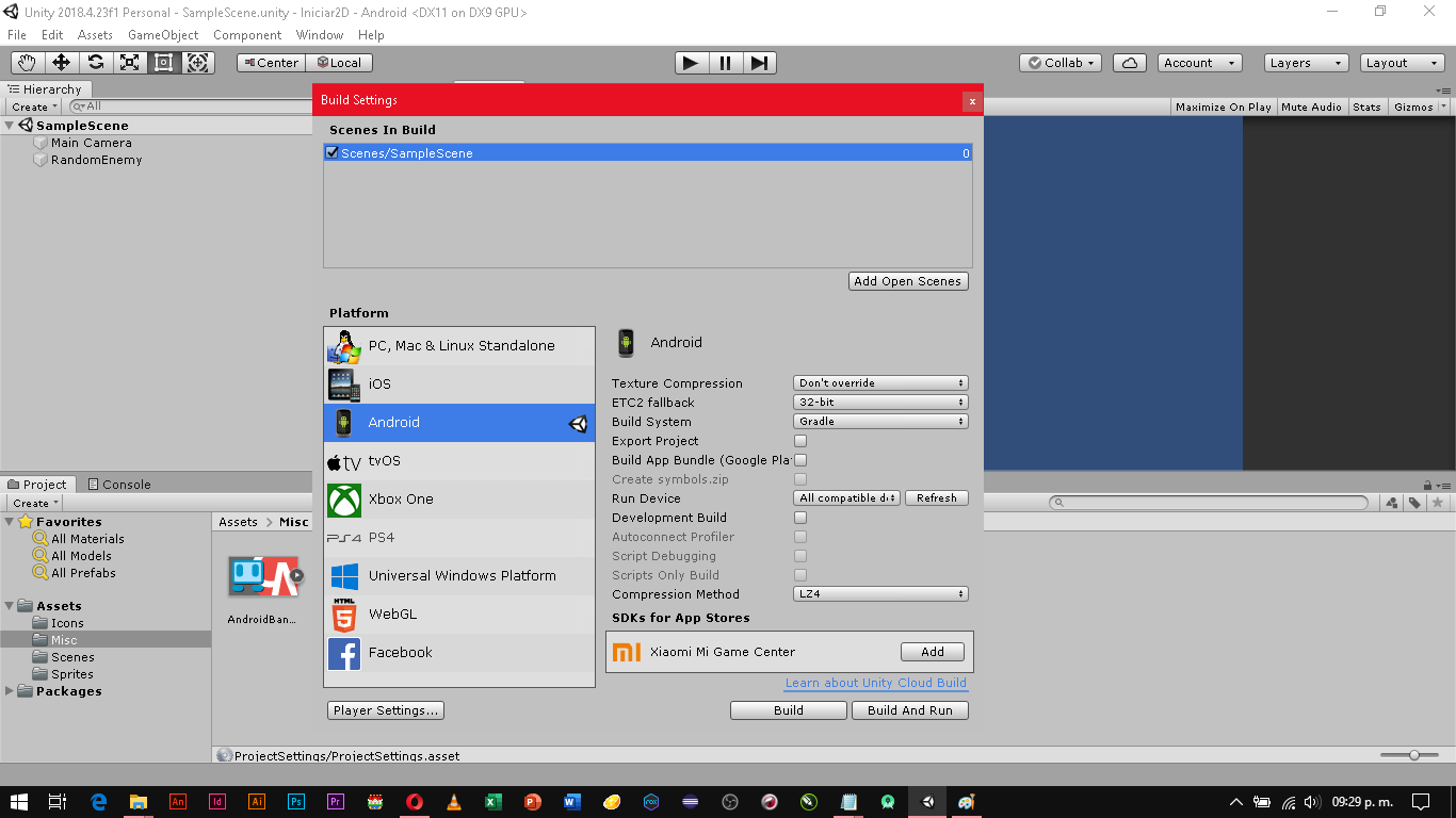 Como ajustar un proyecto de Unity para Android – Parte 2 | Cable Naranja