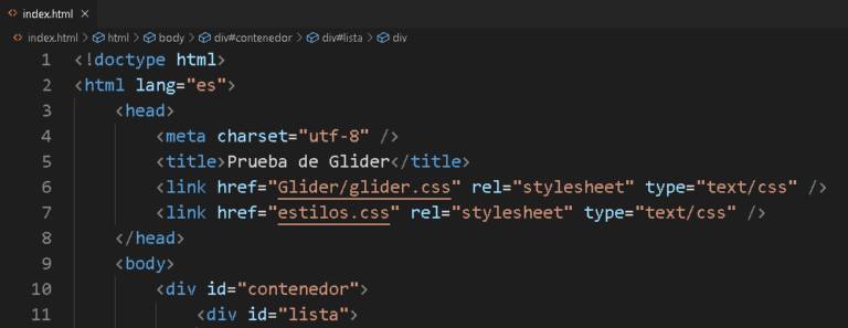 Cómo crear slider de imágenes JavaScript con Glider | Cable Naranja