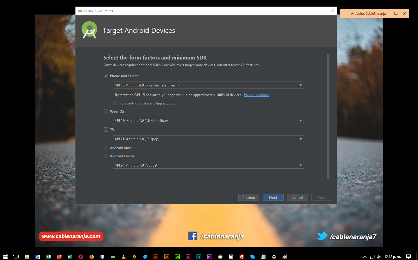 Como hacer fullscreen en #Android Studio | Cable Naranja