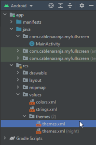 Como hacer fullscreen en #Android Studio | Cable Naranja