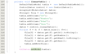 Cómo llenar un JTable con una tabla MySQL | Cable Naranja
