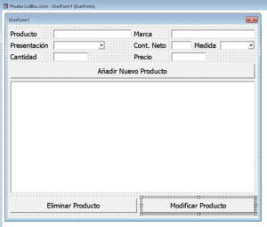 Cómo utilizar un ListBox como tabla en Excel | Cable Naranja