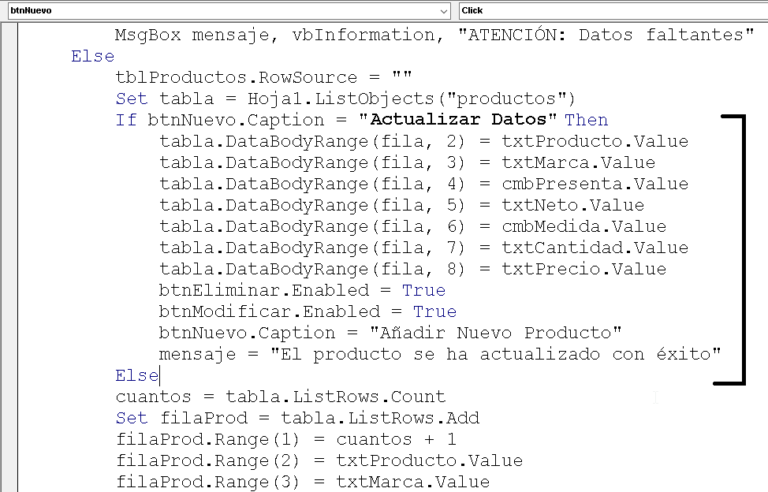 Cómo utilizar un ListBox como tabla en Excel | Cable Naranja